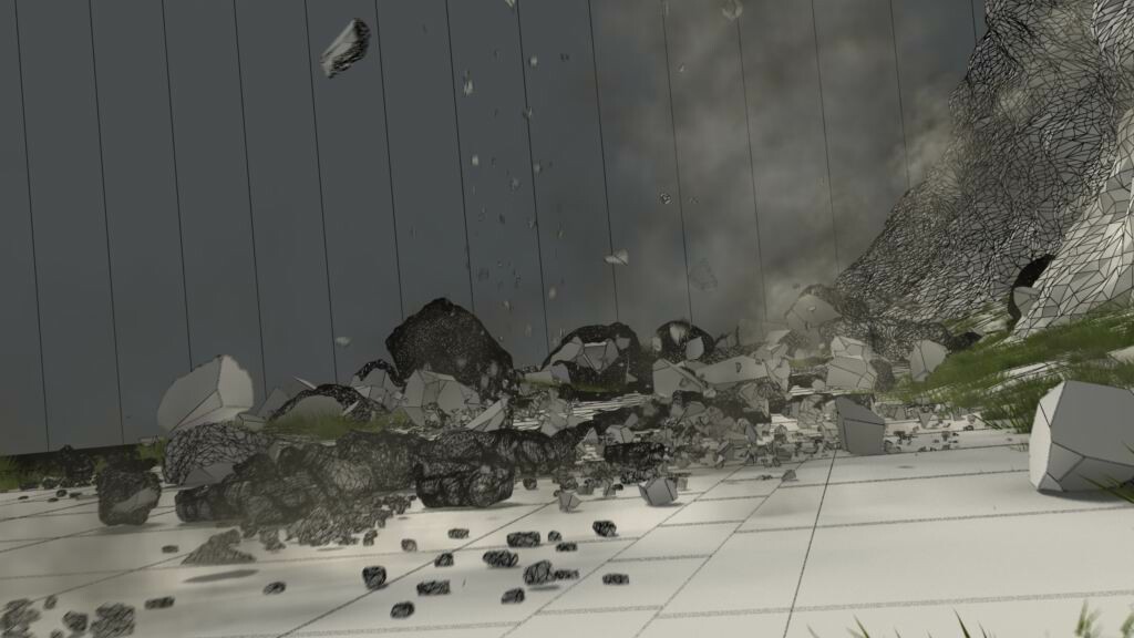 ArtStation - Mountain - Earthquake - Rockfall | Resources