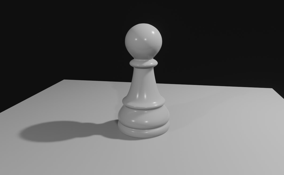 ArtStation - Pawn Chess Game Piece - 3D Model and STL Printable | Resources