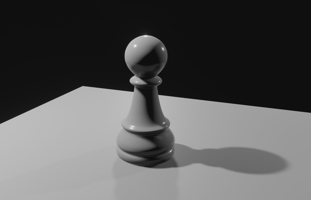 ArtStation - Pawn Chess Game Piece - 3D Model and STL Printable | Resources