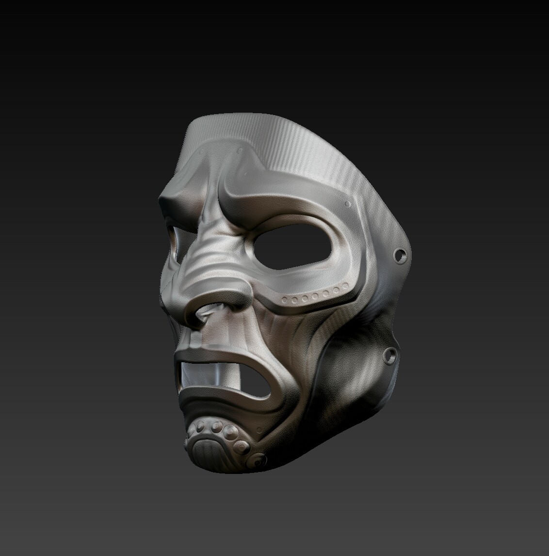 ArtStation - Samurai Mask - 3D printing | Resources