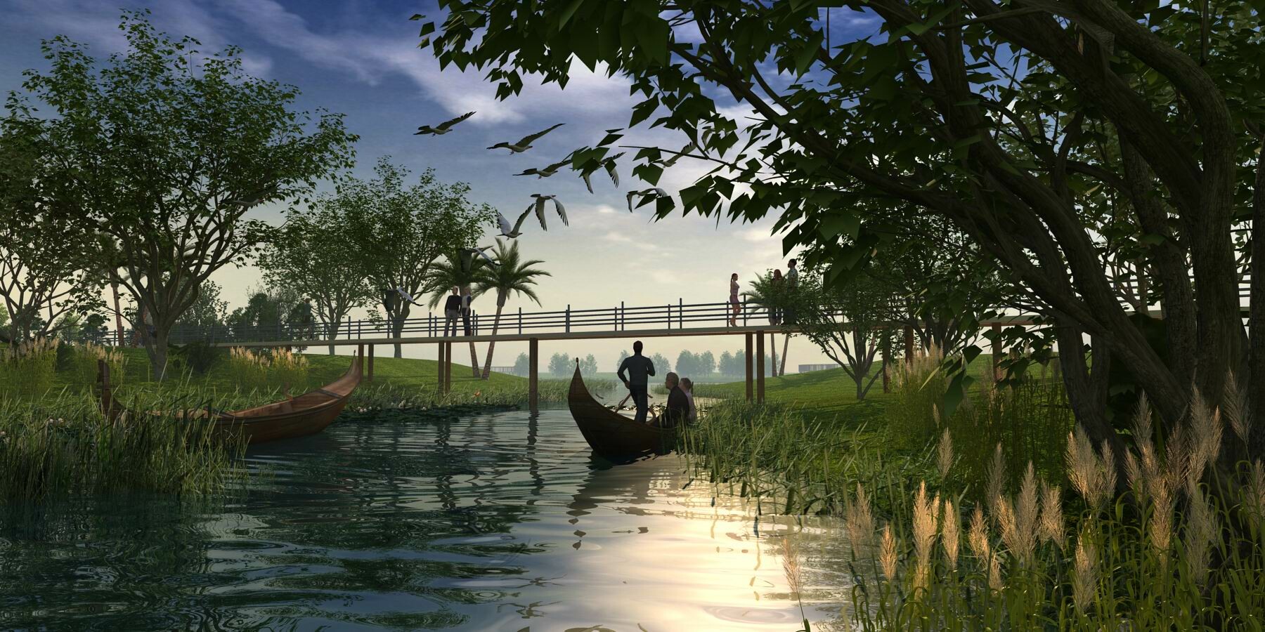 ArtStation - Wild Vacation - Creek Boating 01 | Resources