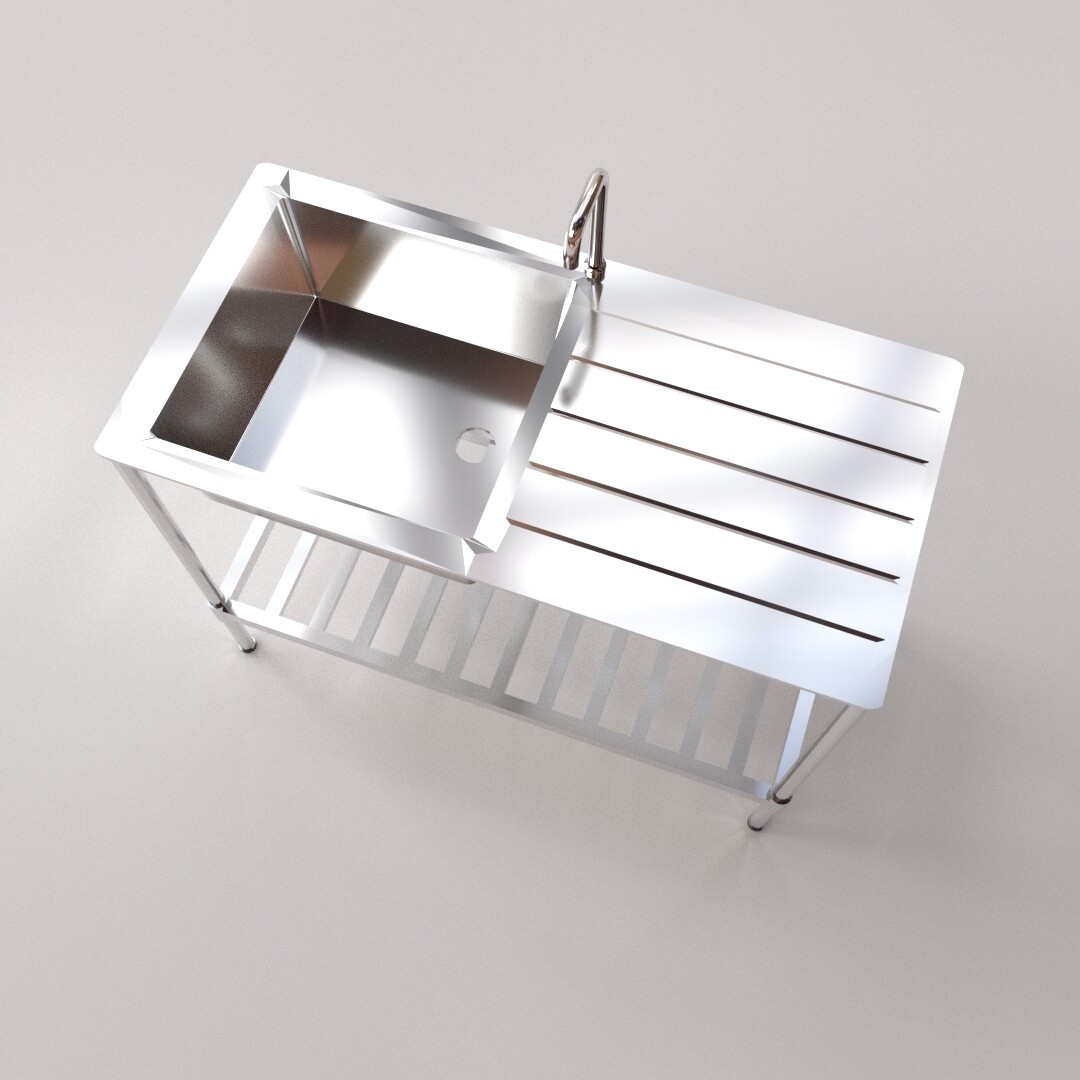 ArtStation - Outdoor Sink | Game Assets