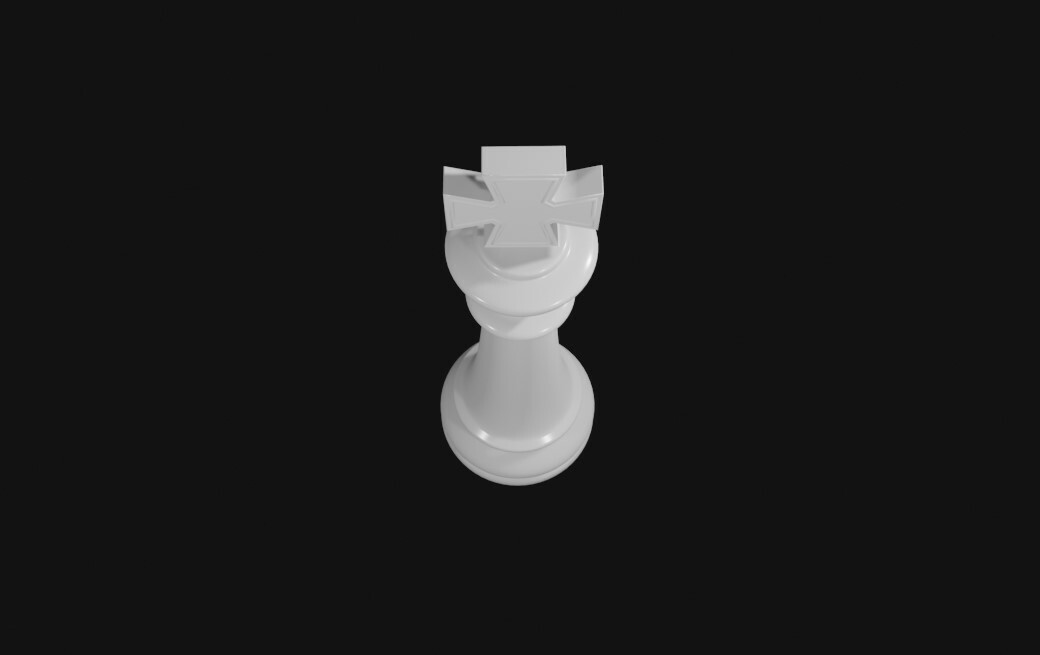 ArtStation - King Chess Game Piece - 3D Model and STL Printable | Resources