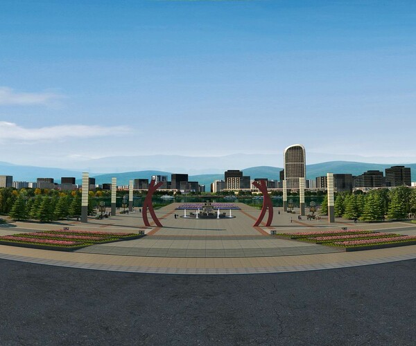 ArtStation - City large open space | Resources