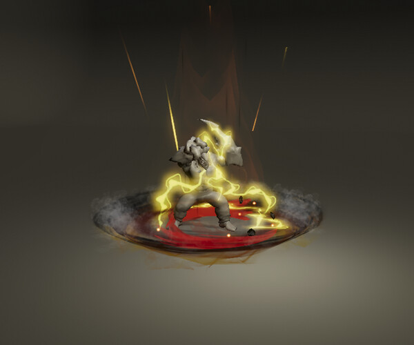 ArtStation - The Power Up and Charging Energy VFX | Game Assets