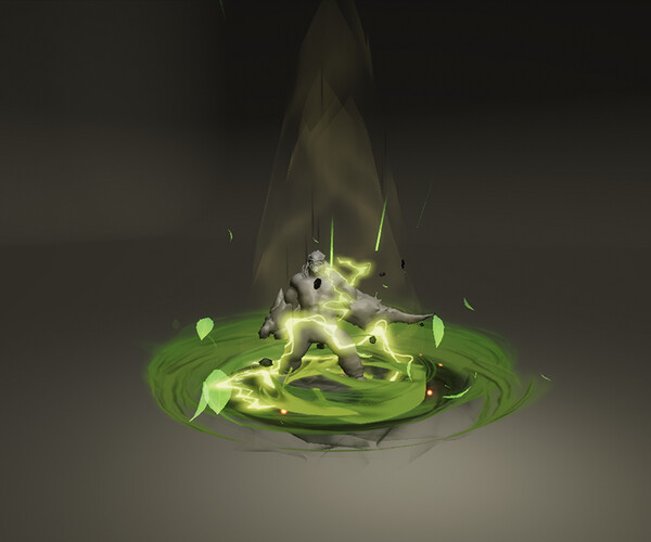 ArtStation - The Power Up and Charging Energy VFX | Game Assets