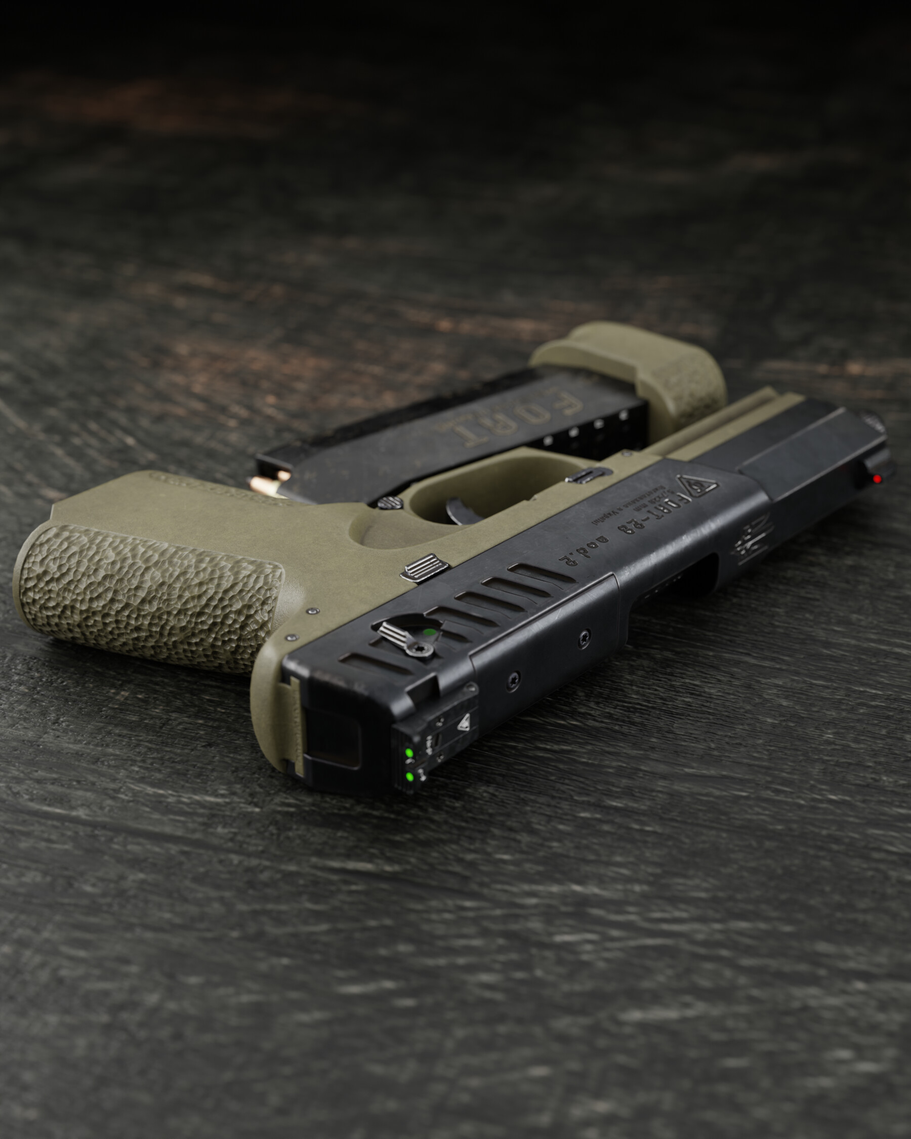 ArtStation - Pistol FORT-28 mod2 | Game Assets