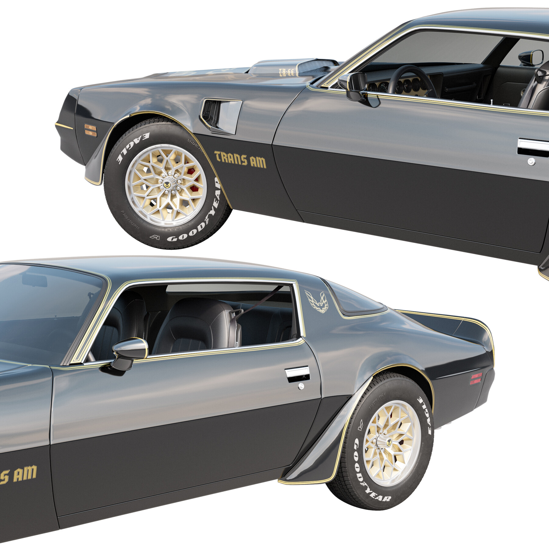 ArtStation - Pontiac Firebird Trans Am 1977 | Resources