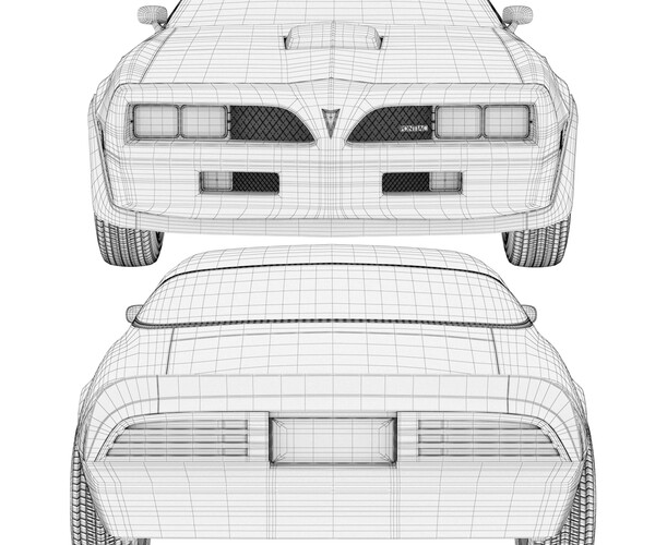 ArtStation - Pontiac Firebird Trans Am 1977 | Resources