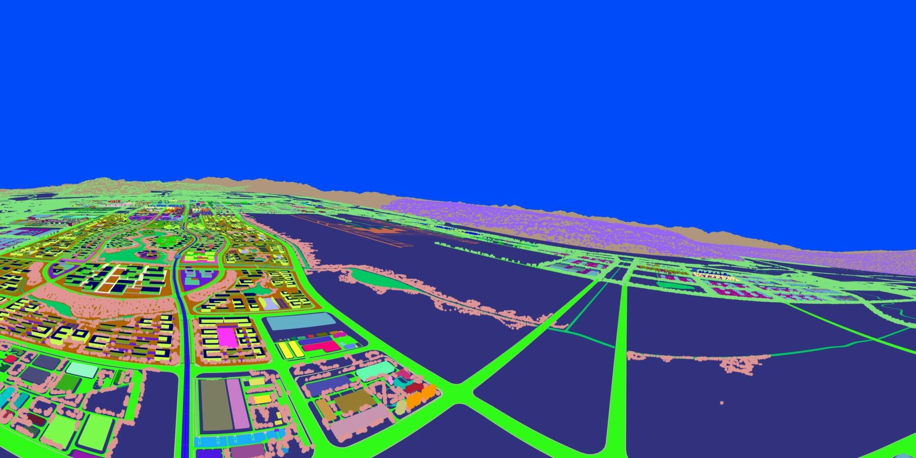 ArtStation - Urban Planning - Aerial View of Large Cities 03 | Resources