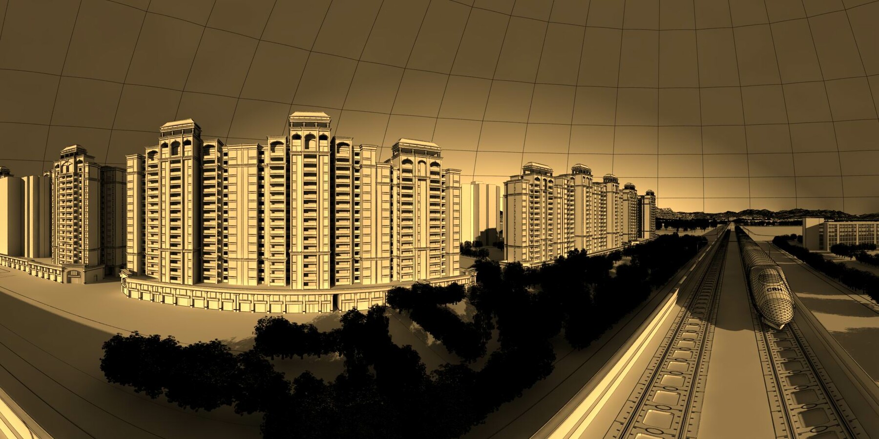 ArtStation - Urban Planning - Aerial View of Large Cities 03 | Resources