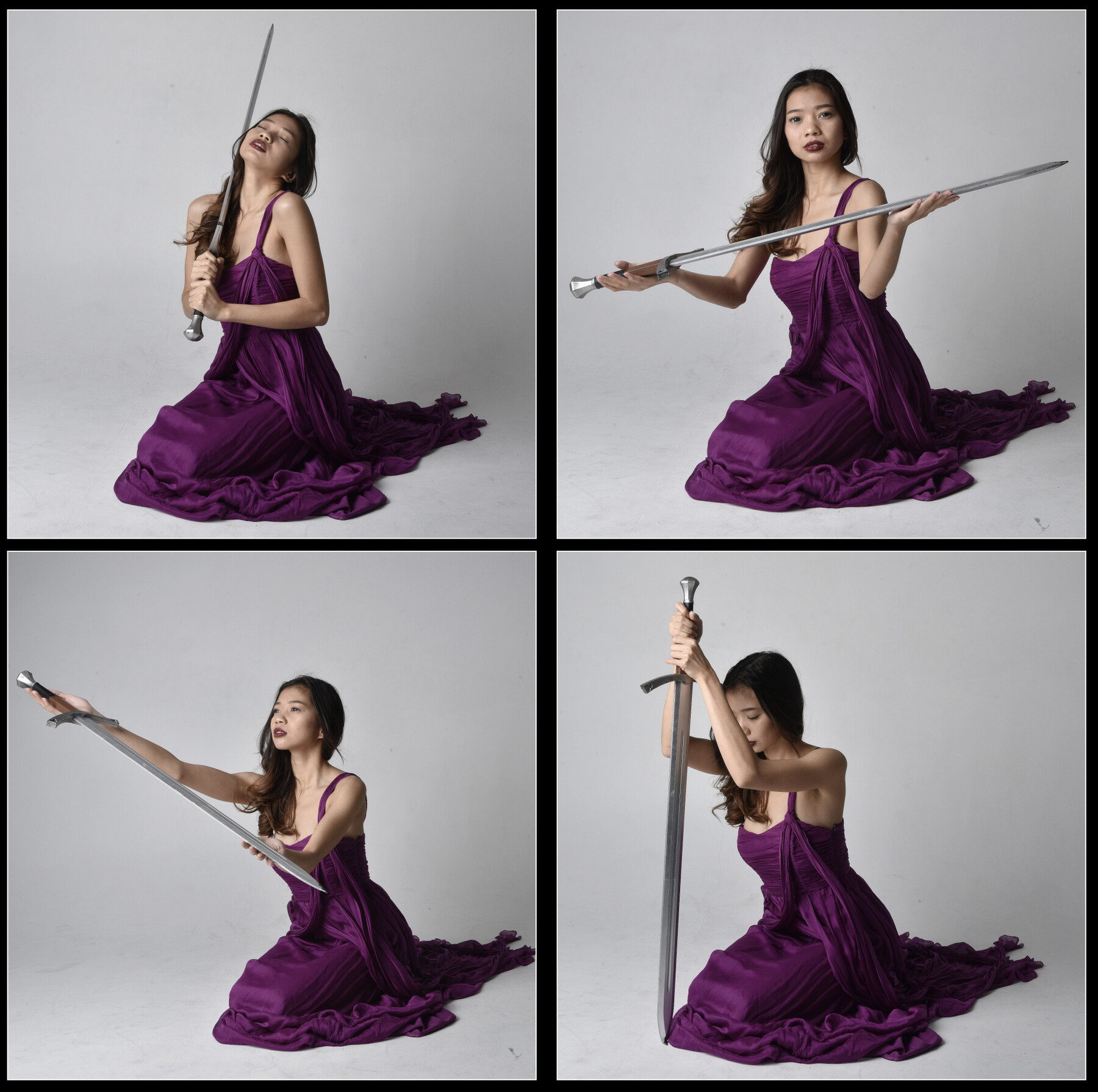 ArtStation - x120 Gown & Sword - Pose Reference Pack | Resources