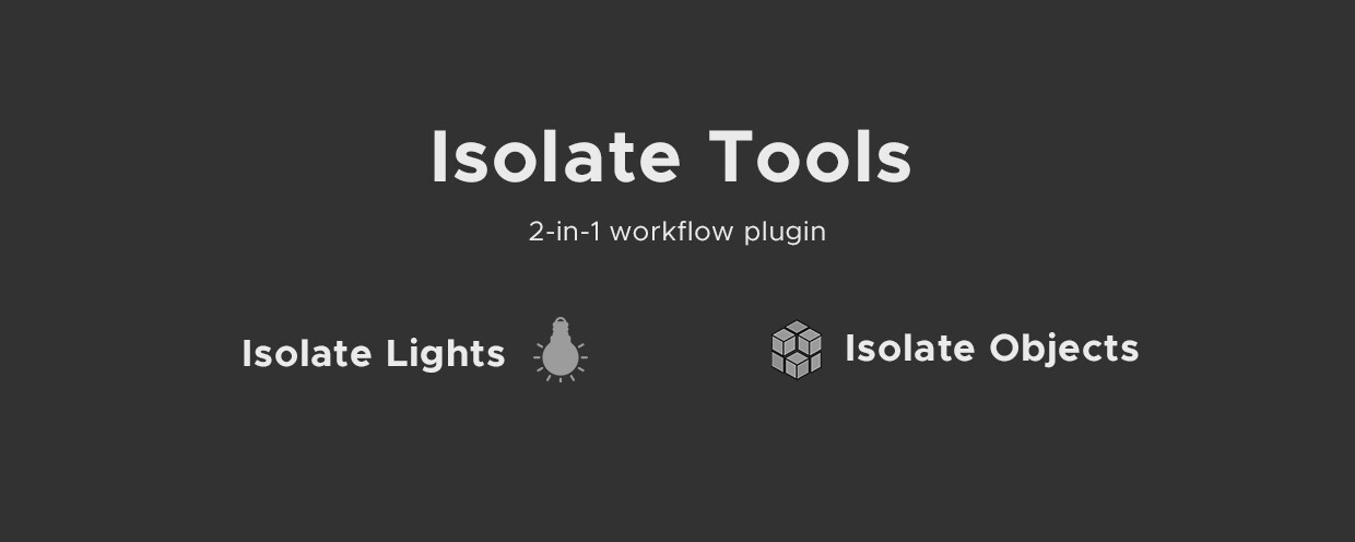 ArtStation - Isolate Tools for Cinema4D | Resources