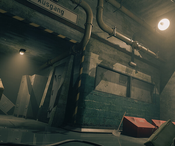 ArtStation - 1944 - V2 Factory Bunker | Game Assets