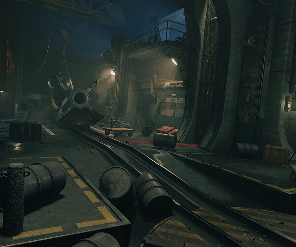 ArtStation - 1944 - V2 Factory Bunker | Game Assets