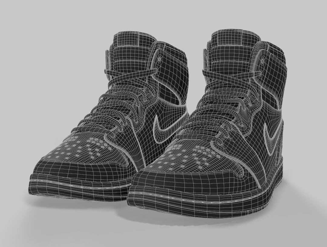 ArtStation - Nike Jordan 1 University Blue | Game Assets