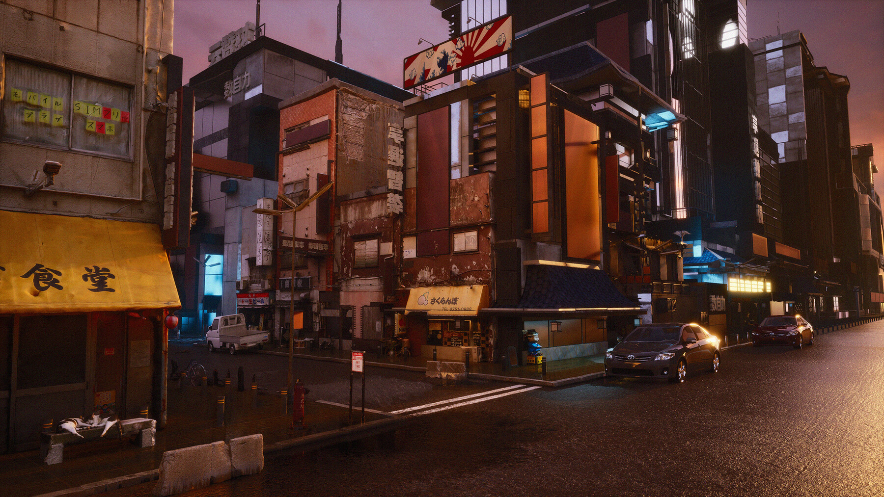 ArtStation - Tokyo Street UE5/UE4 Environment | Resources