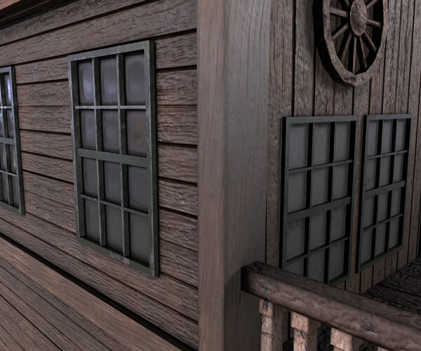 ArtStation - Western Saloon | Game Assets