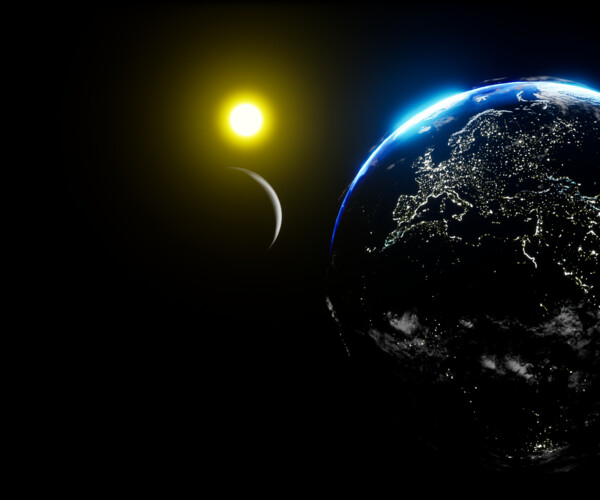 ArtStation - Unreal Engine, Planet Earth Live background. | Game Assets