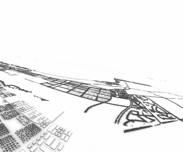 ArtStation - Urban Planning - Aerial View of a Large City 04 | Resources
