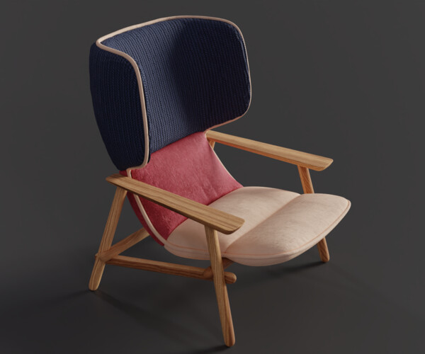 ArtStation - Lilo Wing Chair by Moroso | Resources