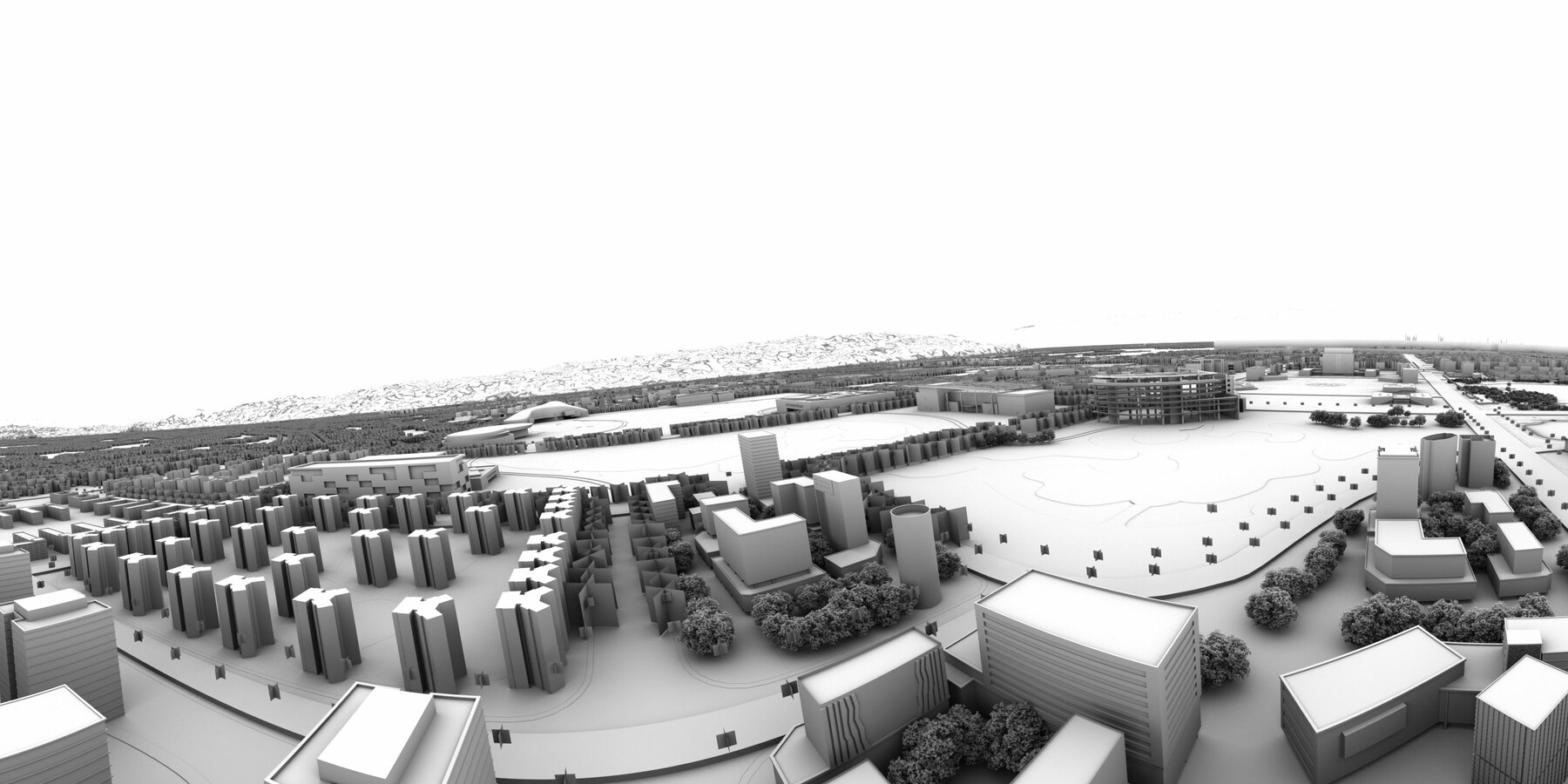 ArtStation - Urban Planning - Large City Night 02 | Resources