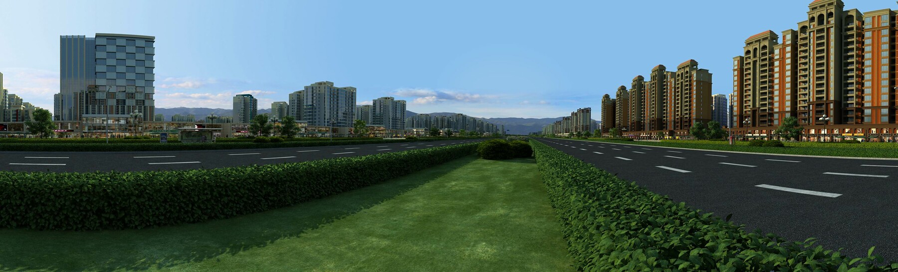 ArtStation - Urban Planning - Large Community Road | Resources