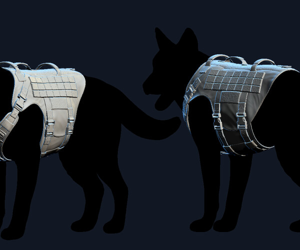 ArtStation - Dog vest | Resources