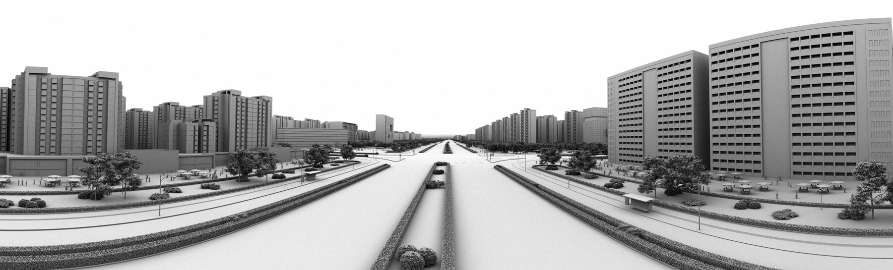 ArtStation - Urban Planning - Large Community Road 02 | Resources