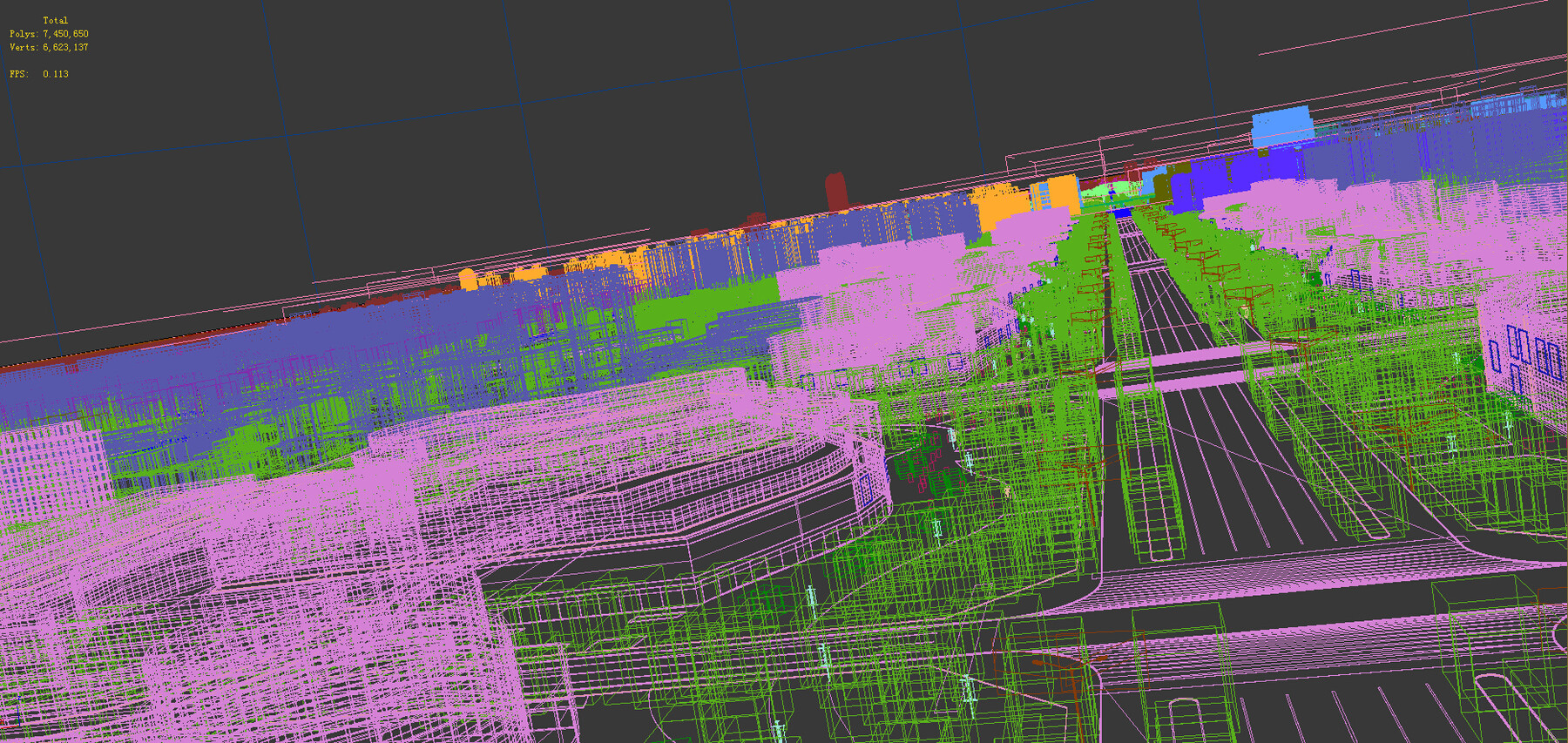 ArtStation - Urban Planning - Business Center Night Scene 01 | Resources