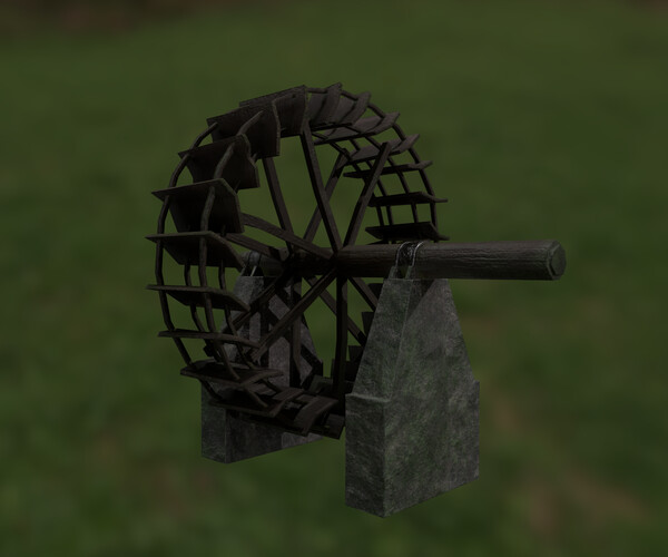 ArtStation - Watermill | Game Assets