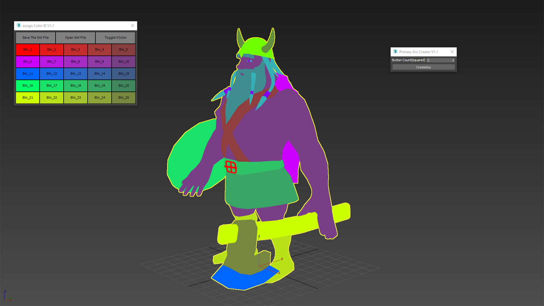 savas cetin - Vertex Color to Color ID