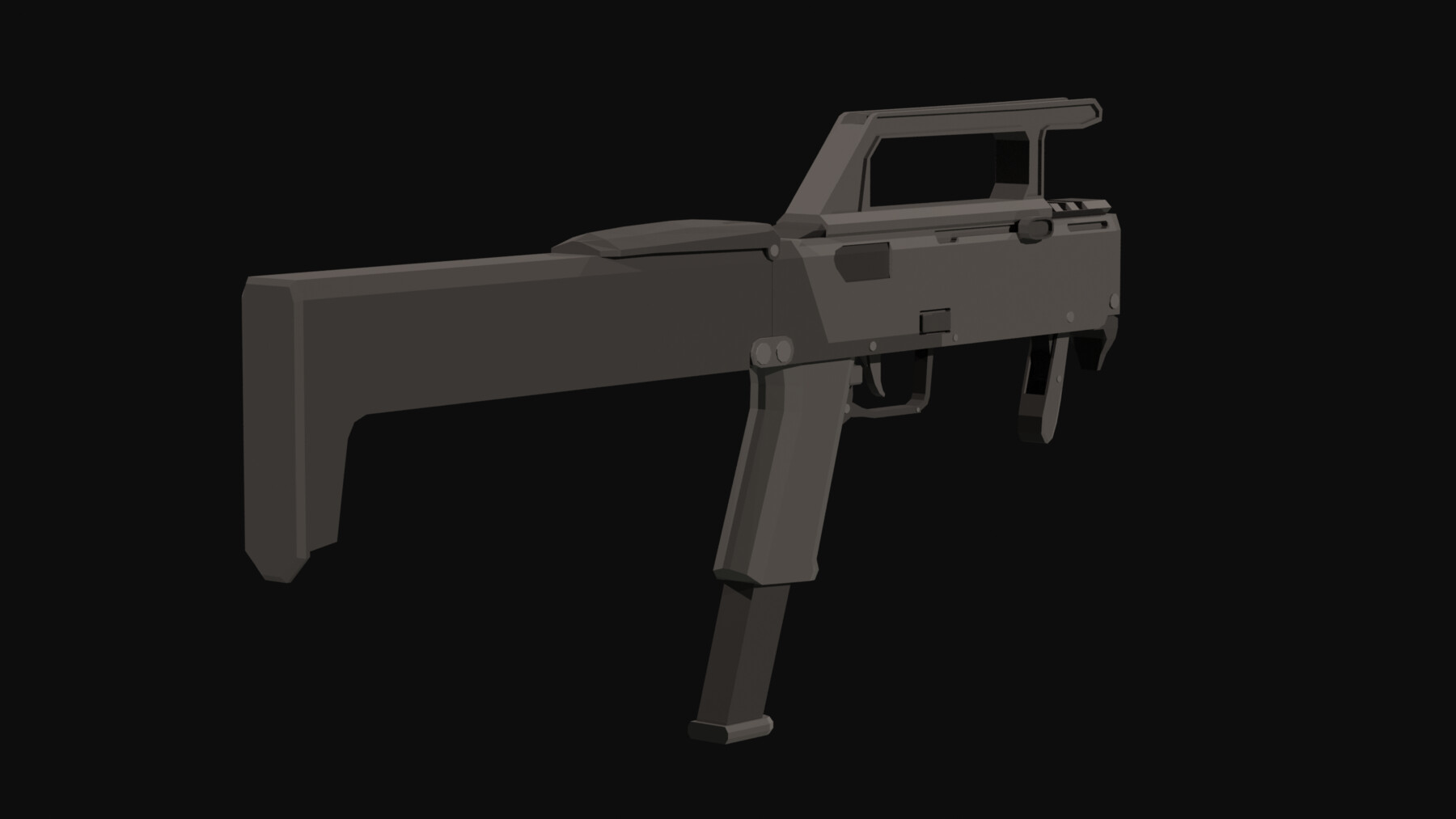 ArtStation - FMG9 Low Poly | Game Assets