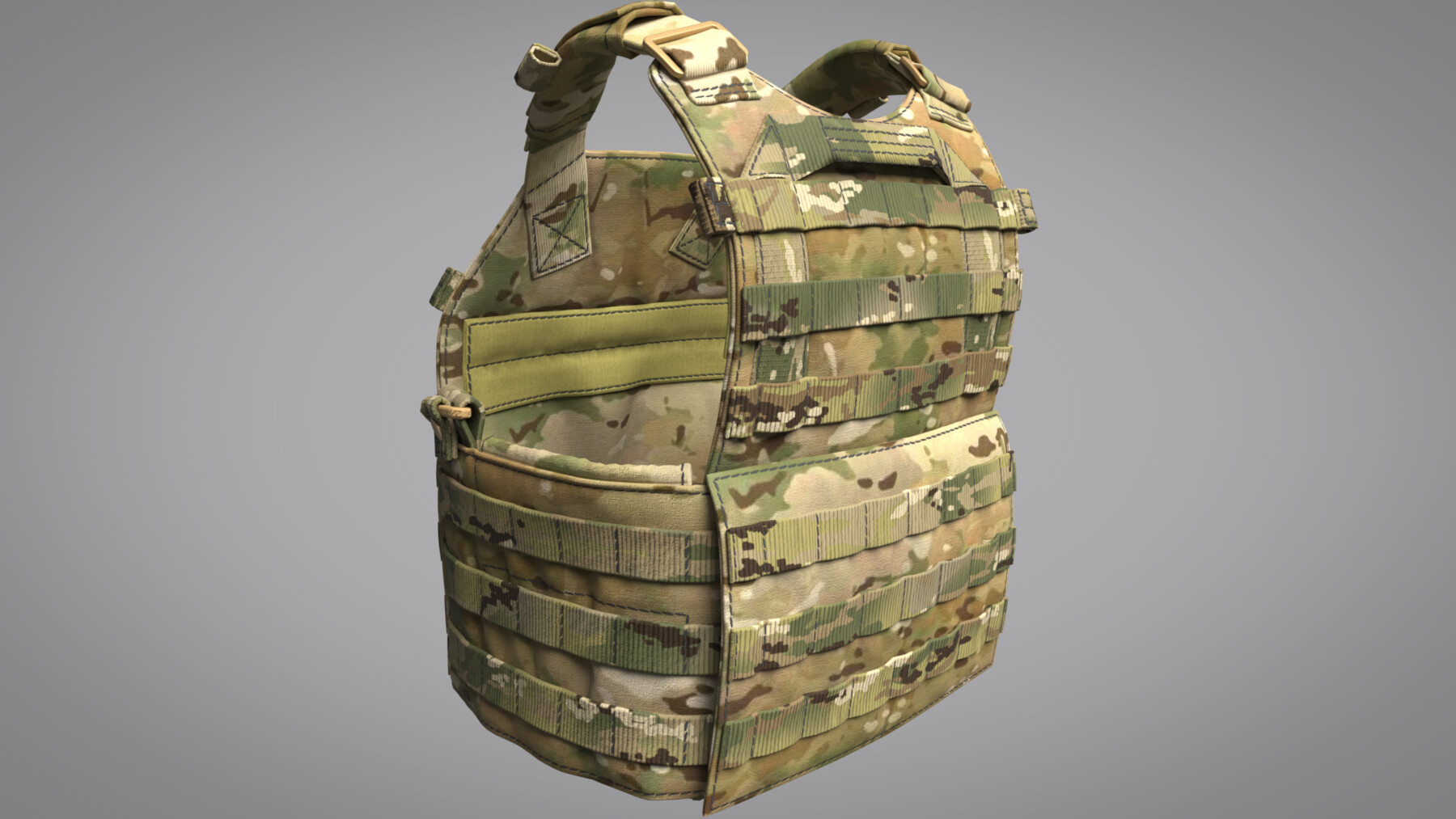 ArtStation - Military Bulletproof Plate Carrier Vest LBT 6094 ...