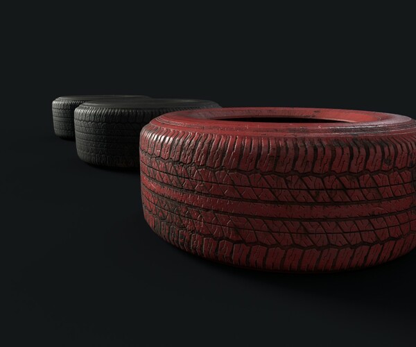 ArtStation - Game Ready Tires Pack | Game Assets