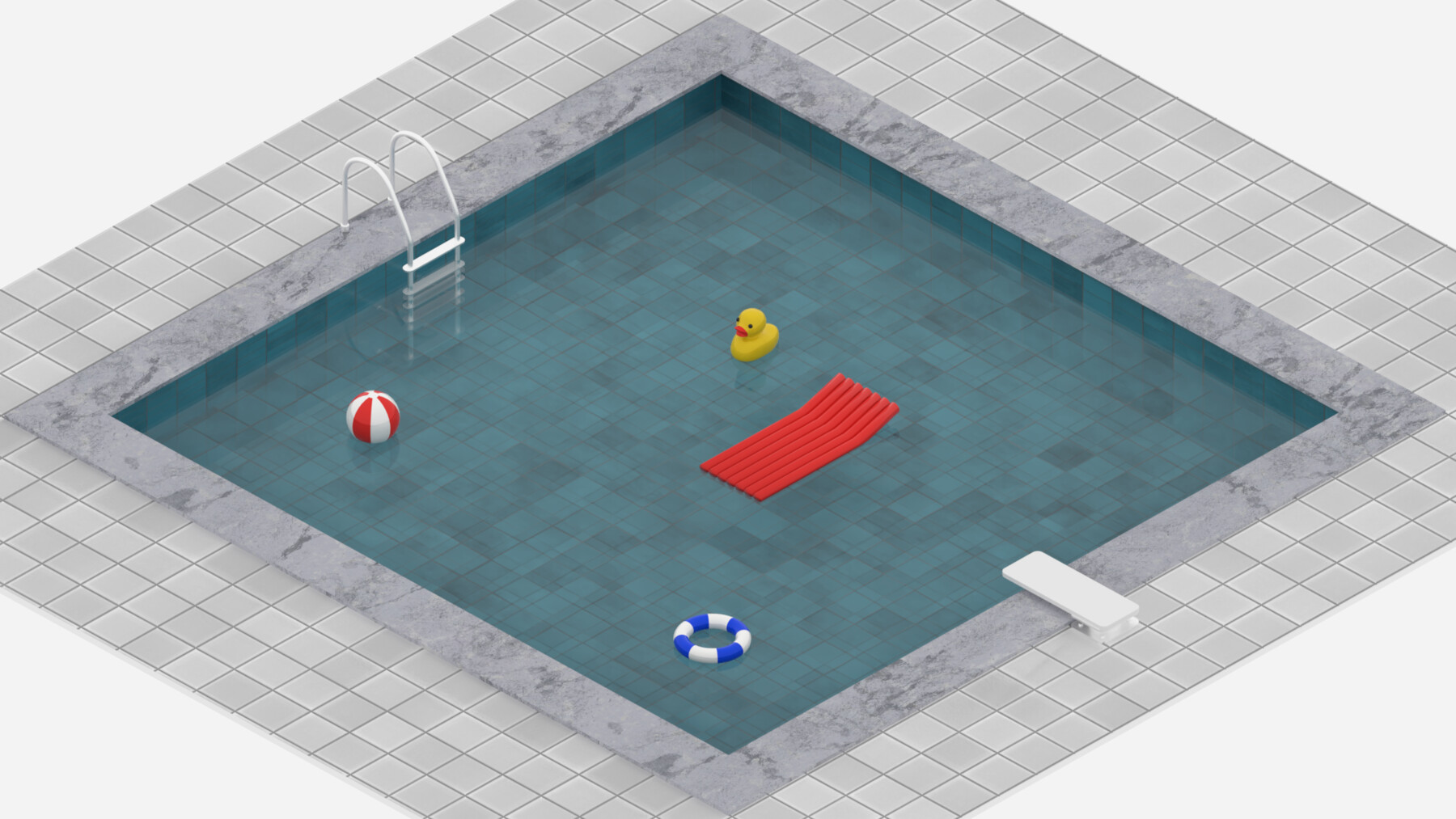 ArtStation - Swimming Pool 3D model | Resources