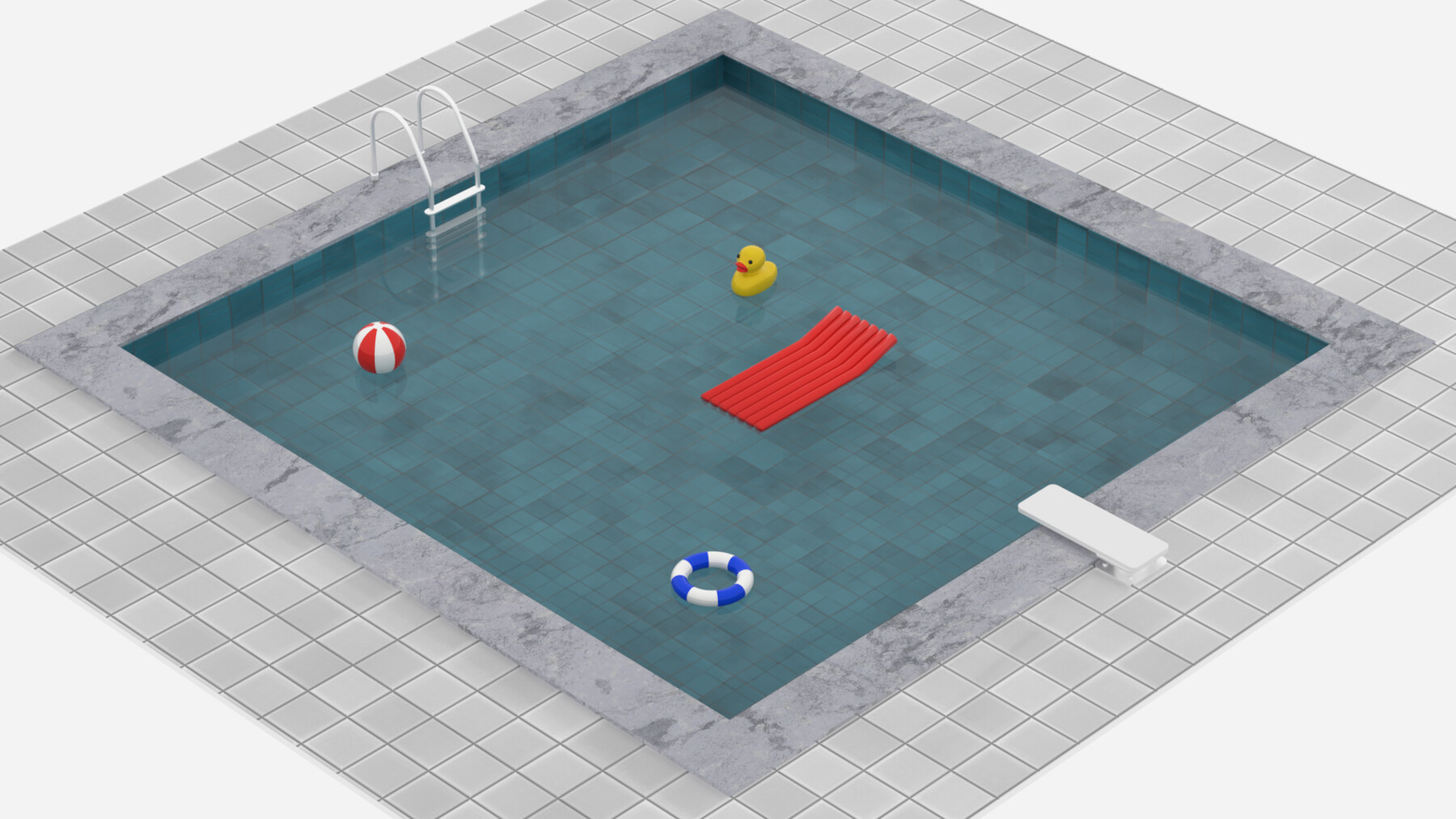 ArtStation - Swimming Pool 3D model | Resources