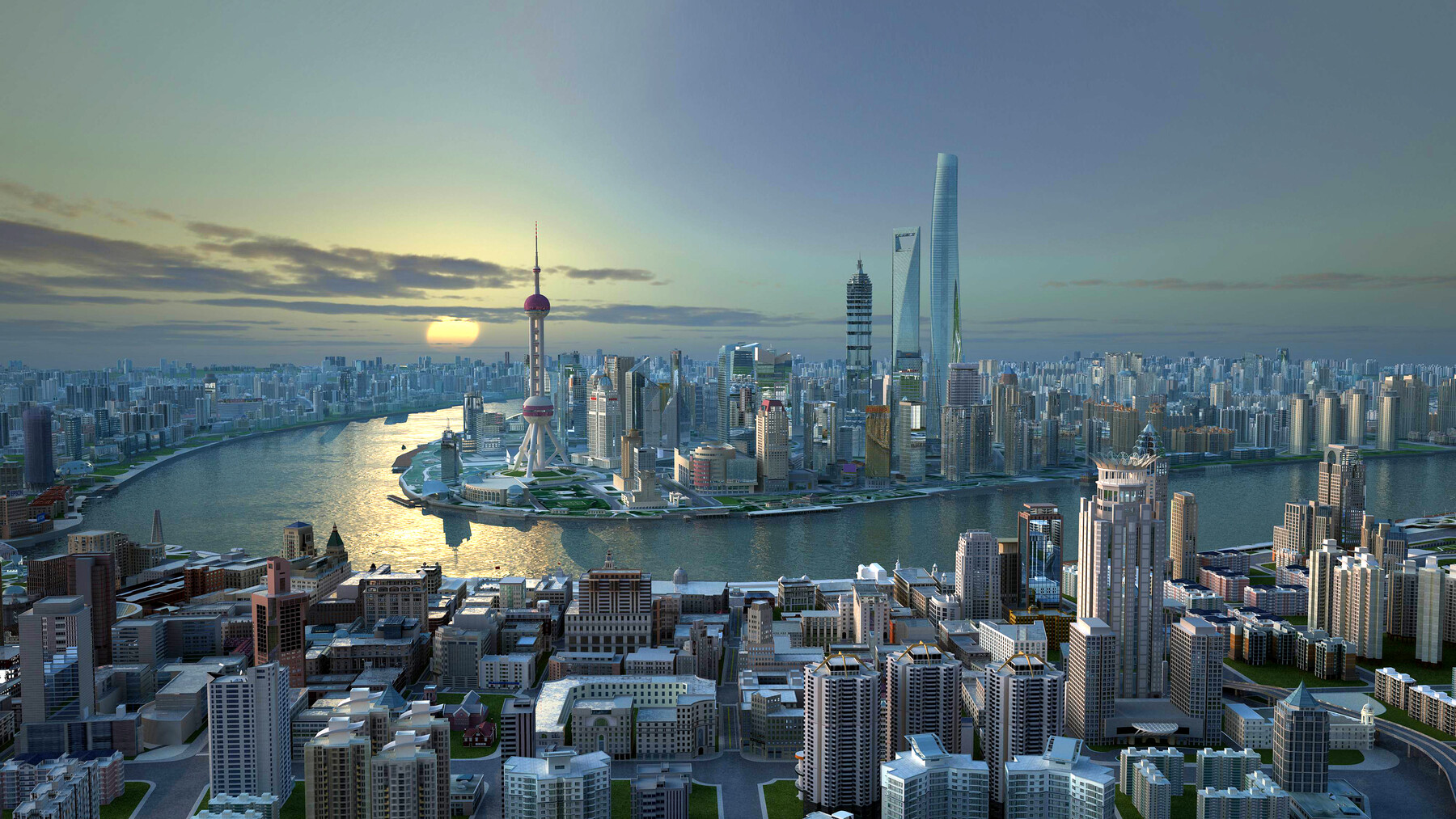 ArtStation - Large city panorama model 01 | Resources