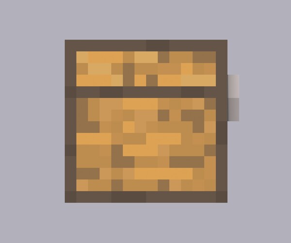 ArtStation - Minecraft Chest 3D Model (obj., c4d.) | Game Assets