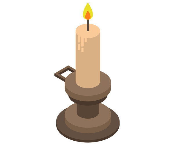ArtStation - Isometric candle | Artworks