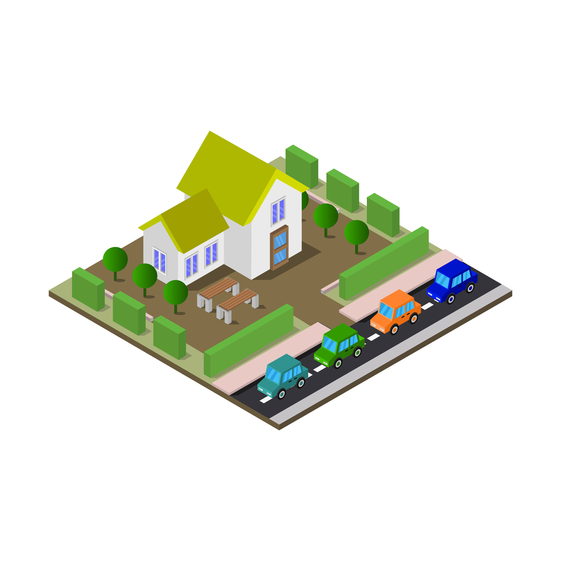 ArtStation - Isometric house | Artworks