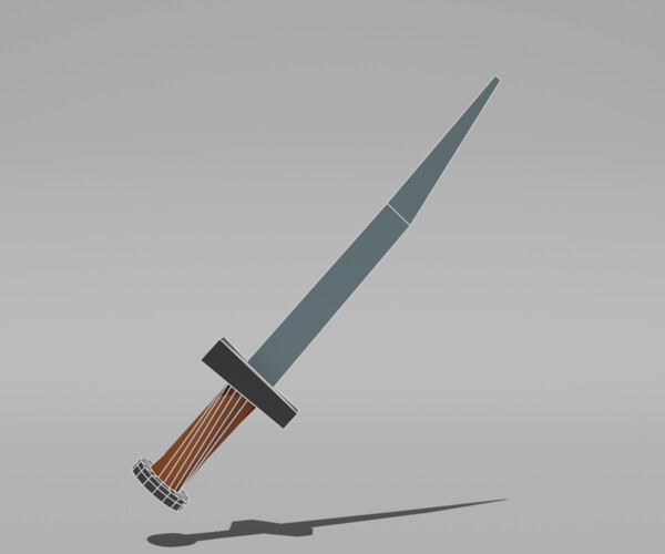 ArtStation - lowpoly base sword | Game Assets