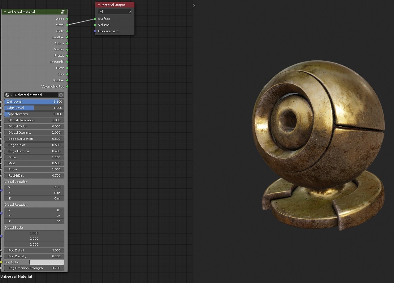 ArtStation - Universal Material Generator Pro for Blender 3D | Resources