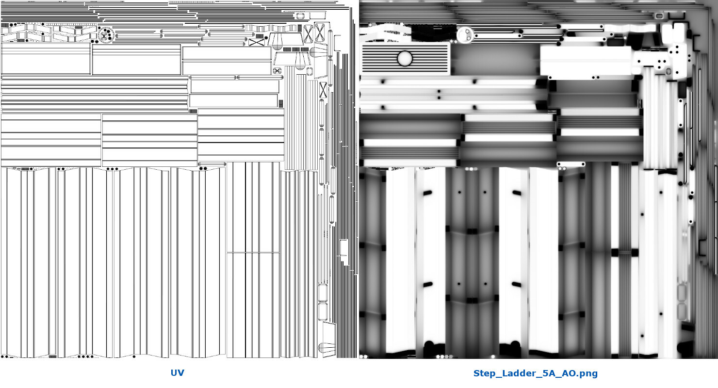 ArtStation - Step Ladder 5A | Game Assets