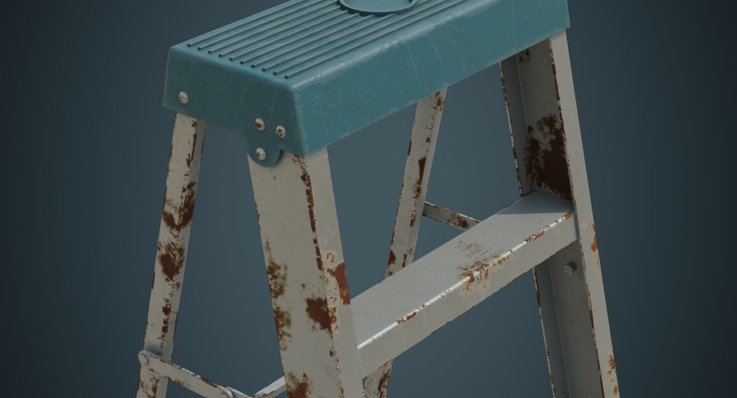 ArtStation - Step Ladder 5B | Game Assets