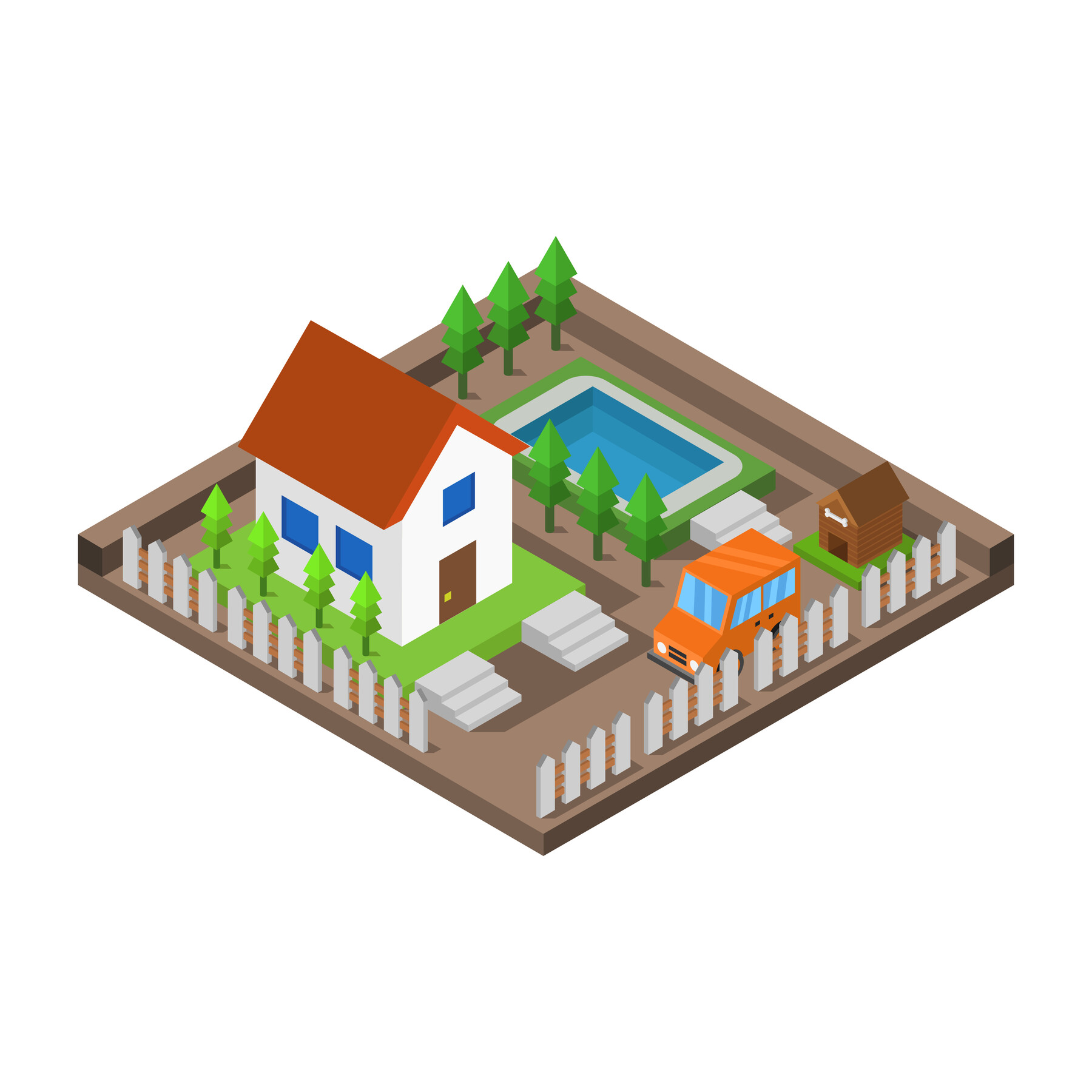 ArtStation - Isometric house | Artworks