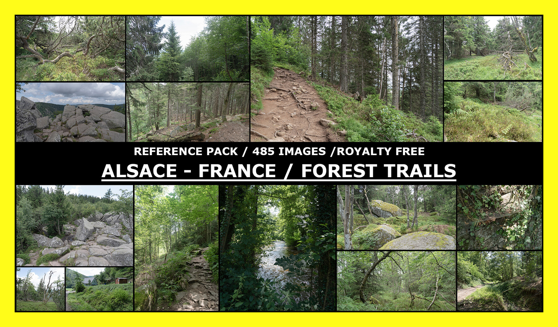 Jesper Bylov - ALSACE - FOREST TRAIL & HIKE / Photo Reference / 485+ images