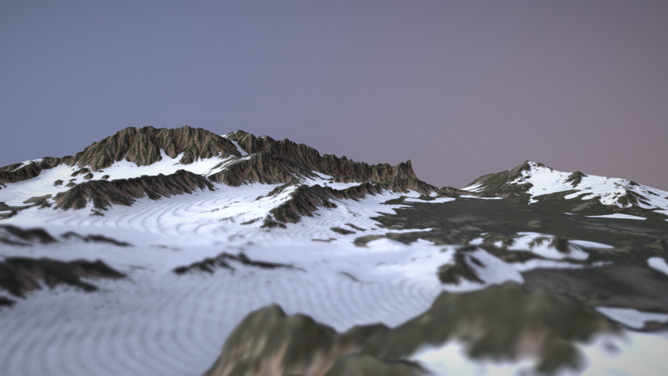 ArtStation - Grassy Landscapes with Snow | Game Assets