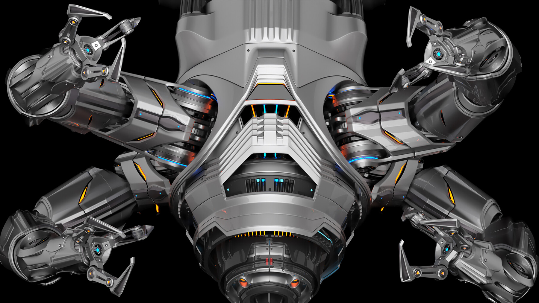 ArtStation - Assembly Robot 2 Rigged And Animated 3D MODEL | Resources