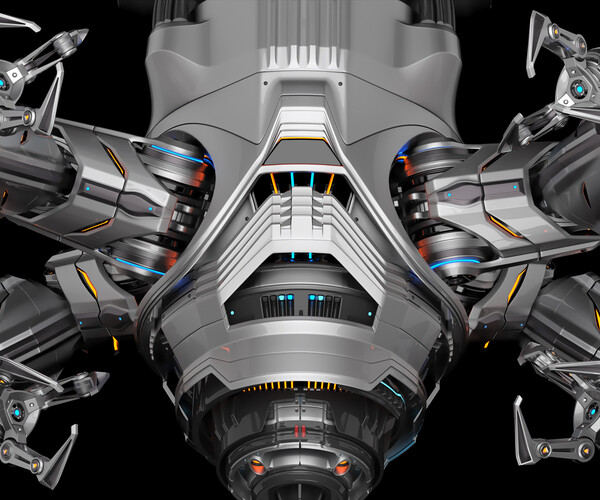 ArtStation - Assembly Robot 2 Rigged And Animated 3D MODEL | Resources